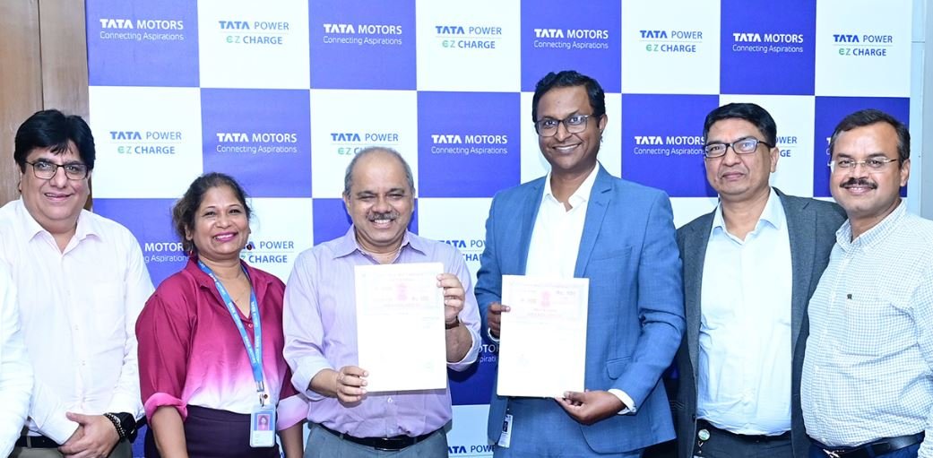 Tata Power EV Charging Solutions and Tata Motors Sign MoU to Install ...