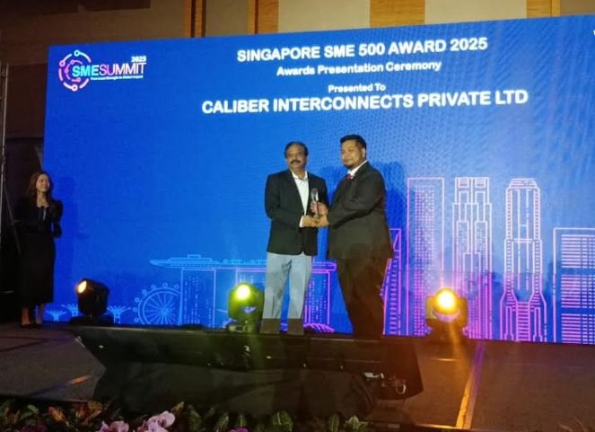 Caliber Interconnects Receives the Prestigious Singapore SME Award 2025 ...
